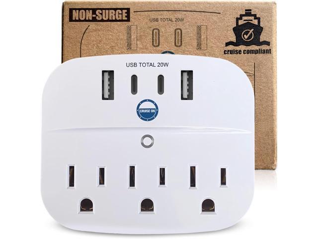 Click here for Cruise Approved Non Surge Power Strip [2 USBC  2 U... prices