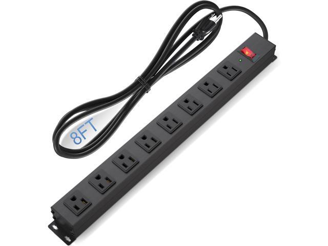 Click here for 8 Outlet Power Strip Surge Protector  8 Feet Metal... prices