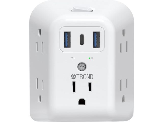 Click here for TROND 2 Prong Power Strip USB  2 to 3 Prong Outlet... prices
