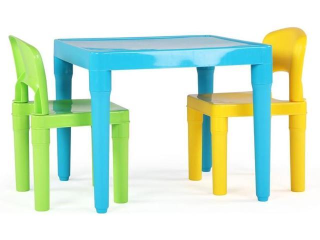 Click here for Humble Crew Kids Table and 2 Chair Set  Aqua Table... prices