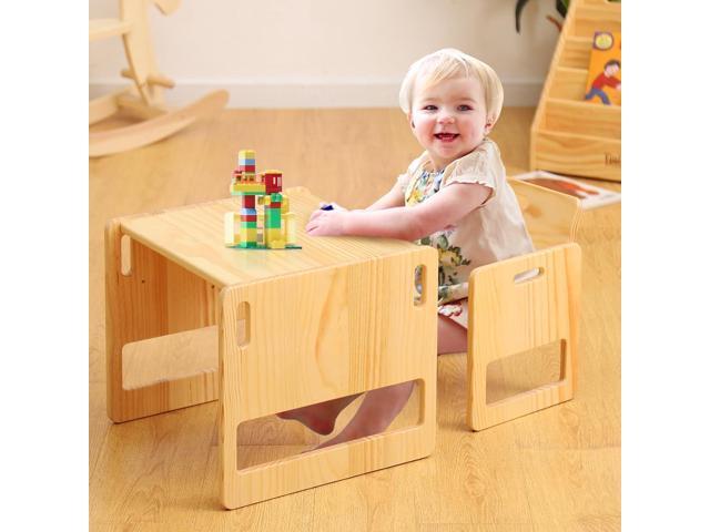 Click here for FUNLIO Montessori Weaning Table and Chair Set for... prices