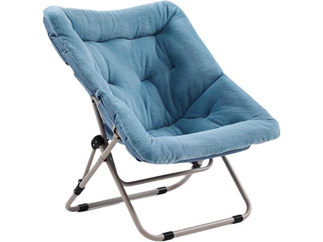 Click here for Comfy Folded Chair  Soft Faux Fur Oversized Foldin... prices