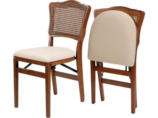 Click here for Stakmore French Cane Wooden Folding Chairs with Pa... prices