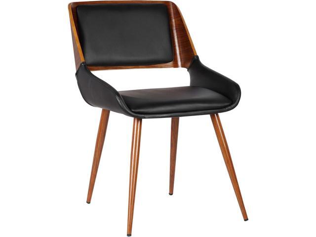 Click here for Armen Living Panda Dining Chair  Single  Black Fau... prices