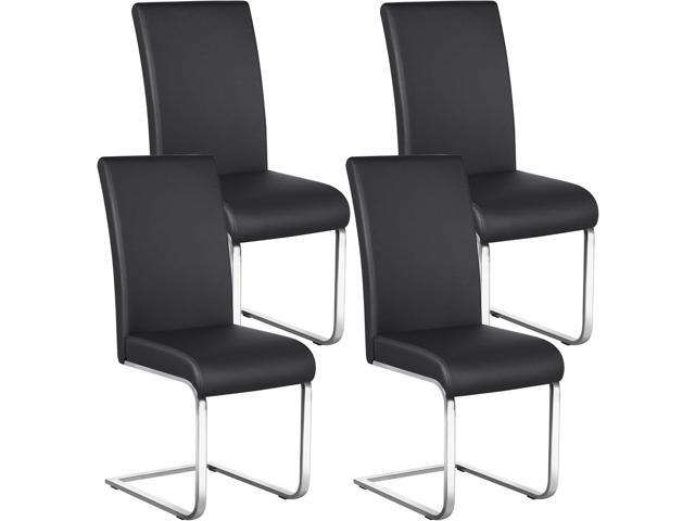 Click here for Yaheetech Dining Chairs Set of 4 Modern Faux Leath... prices