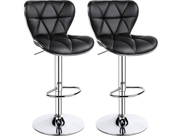 Click here for Yaheetech Bar Stools Set of 2  Adjustable PU Leath... prices