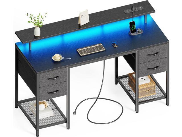 Click here for Huuger 55 inch Computer Desk with 4 Drawers  Gamin... prices