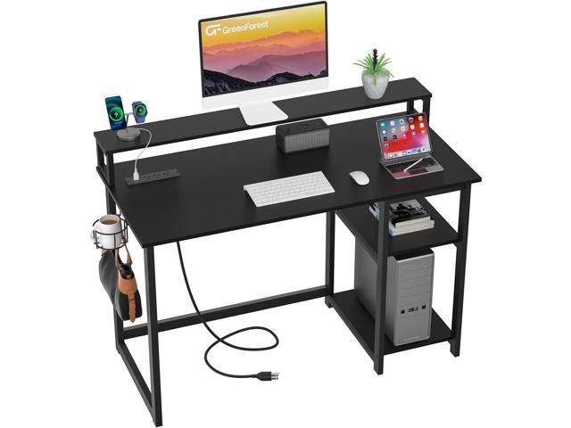 Click here for GreenForest 40 inch Computer Desk with Power Outle... prices