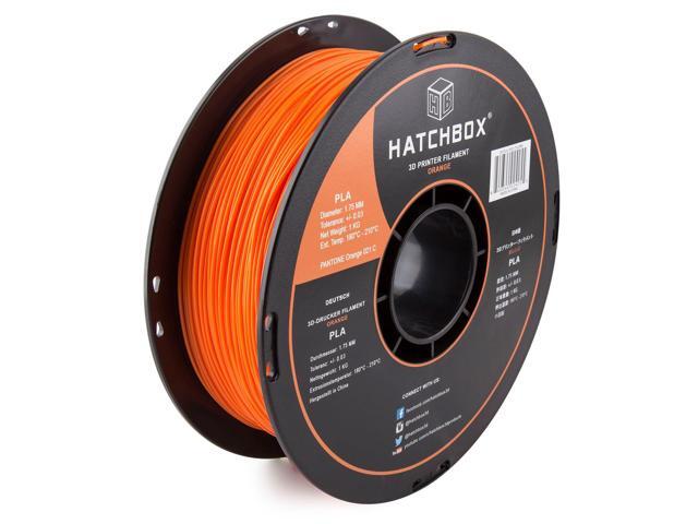 Click here for HATCHBOX 1.75mm Orange PLA 3D Printer Filament  1... prices