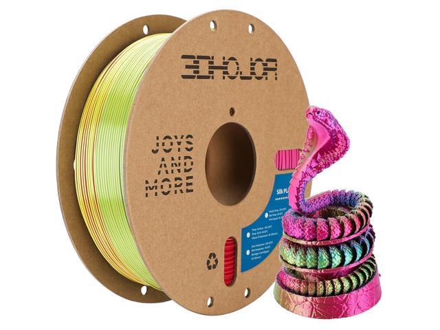 Click here for Silk PLA Filament 1.75mm Red Yellow Blue Triple Co... prices