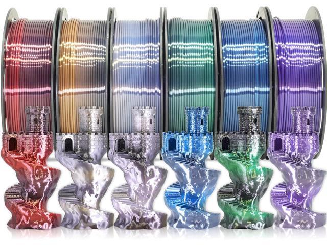 Click here for MIKA3D 6 Spools Fast 2 Color Change Silk PLA 3D Pr... prices