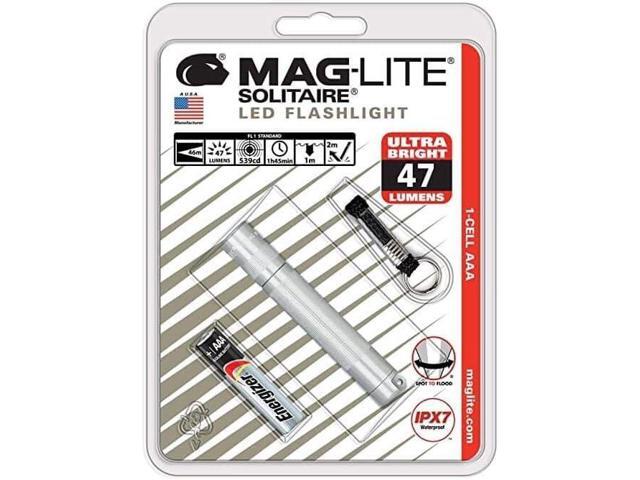 Click here for Maglite Solitaire LED 1-Cell AAA Flashlight Silver... prices