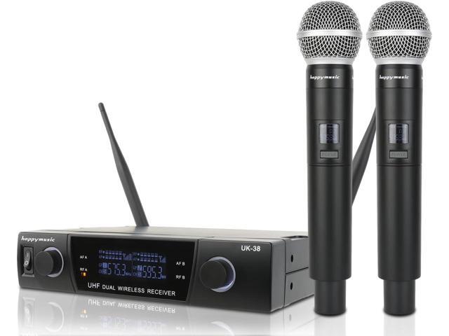 Click here for happymusic Professional UHF 2 Channel Wireless Mic... prices