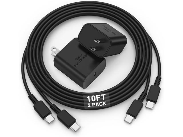 Click here for 2Pack 45W Super Fast Charging Block and 10ft USB C... prices