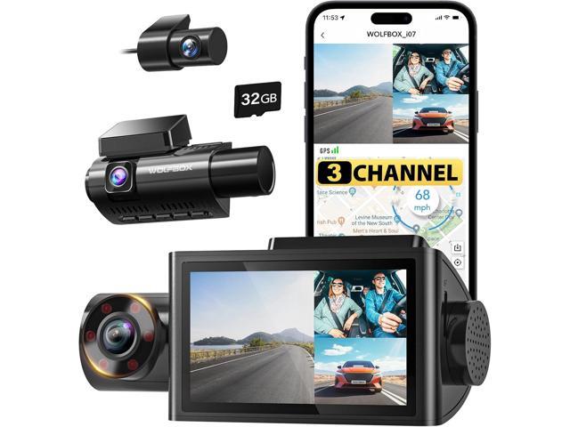 Click here for WOLFBOX i07 3 Channel Dash Cam Built-in WiFi GPS... prices