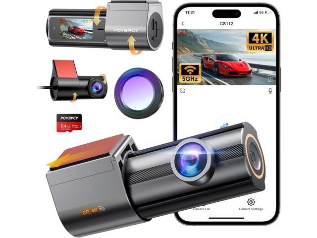 Click here for Dash Cam Front and Rear 4K  Built-in 5GHz WiFi wit... prices