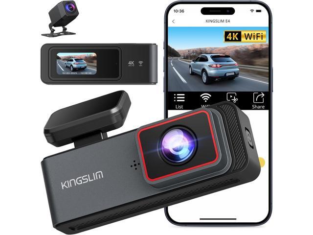 Click here for Kingslim E4 4K Dash Cam Front and Rear  WiFi Front... prices