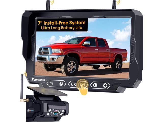 Click here for Magnetic Solar Wireless Backup Camera: 7 Portable... prices