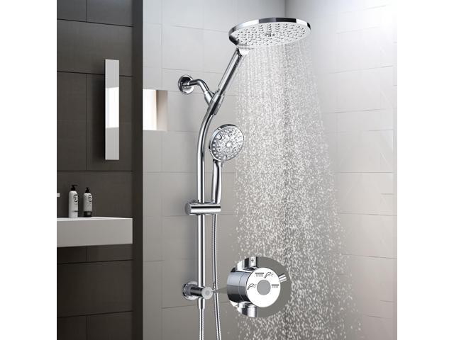 Click here for 7.5 Rotatable Dual Shower Head with Handheld Combo... prices