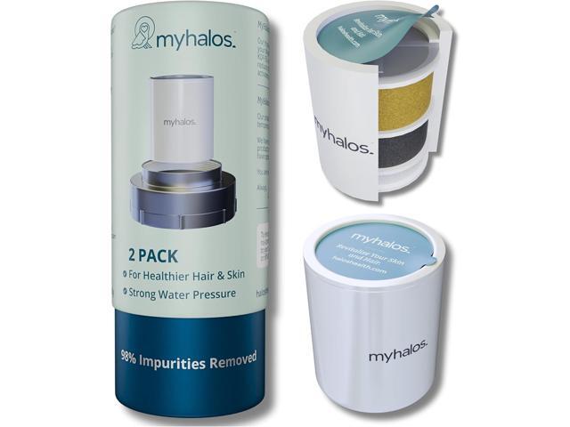 Click here for 2 Pack - MyHalos Fixed Hard Water Shower Filter Ca... prices