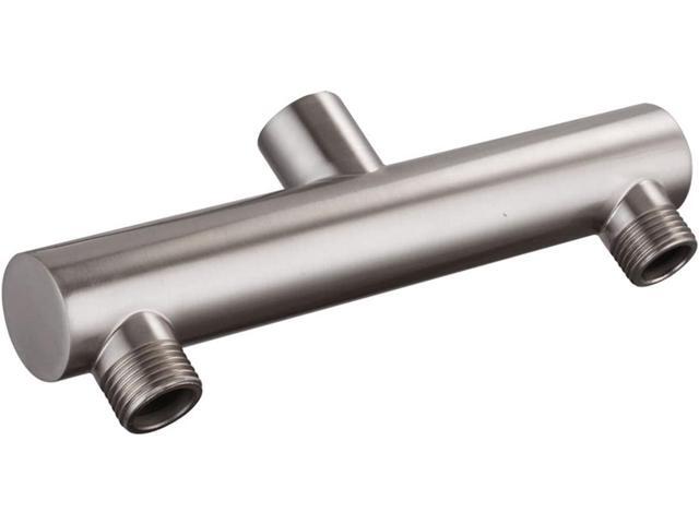 Click here for Double Outlet Shower Manifold Brushed Nickel  Suit... prices