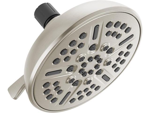Click here for Delta Faucet 8-Spray Touch-Clean Shower Head Brush... prices