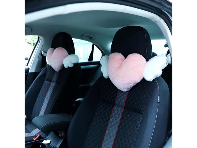 Click here for Macarrie 2 Pcs Plush Heart Shaped Pillow with Ange... prices