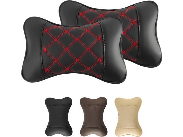 Click here for 2 Pack Car Neck Pillow PU Leather Automotive Headr... prices