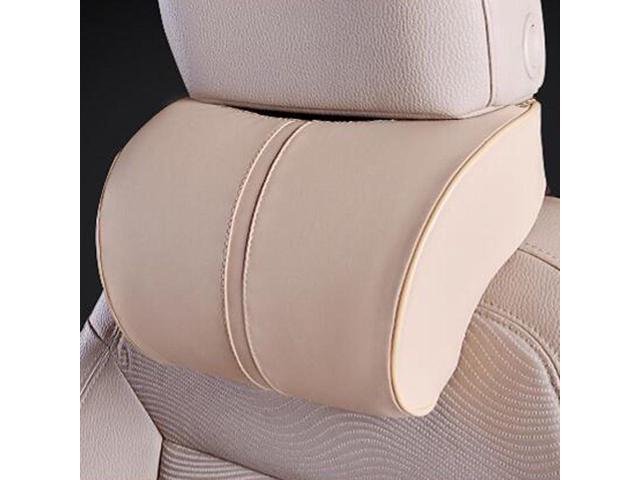 Click here for Car Seat Neck Support Pillow PU Soft Leather + Mem... prices