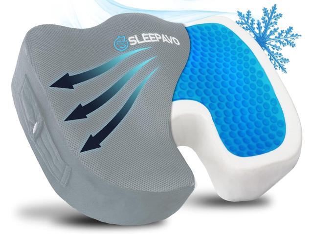 Click here for Sleepavo Gray Memory Foam Seat Cushion for Office... prices