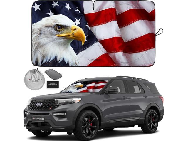 Click here for Autoamerics 1-Piece Windshield Sun Shade American... prices