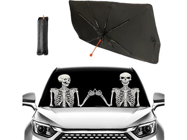 Click here for Socira Funny Skull Car Sun Shade Windshield Sunsha... prices