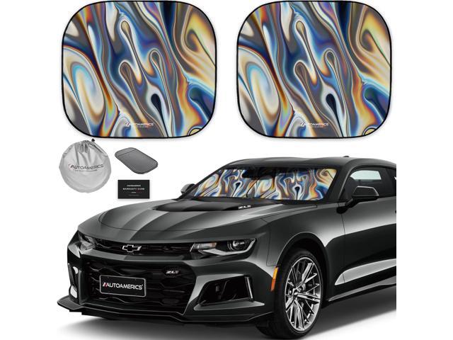 Click here for Autoamerics 2-Piece Windshield Sun Shade - Chrome... prices