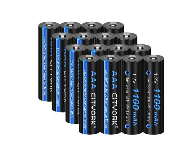 Click here for CITYORK 16 Pack 1.2V Ni-MH AAA 1100mah Rechargeabl... prices