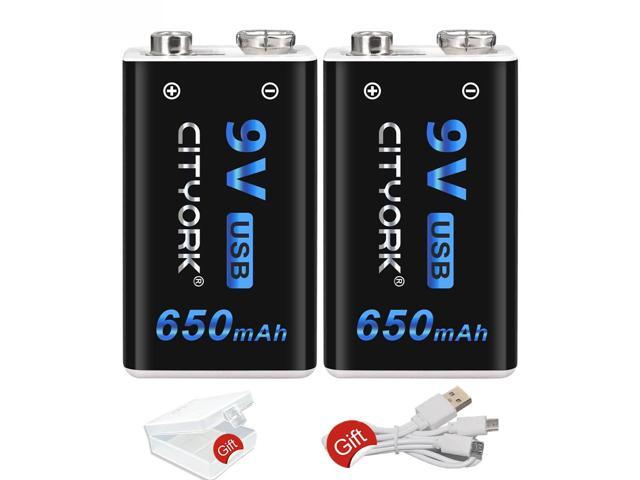Click here for CITYORK USB Rechargeable 9V Li-ion Batteries (2 Pa... prices