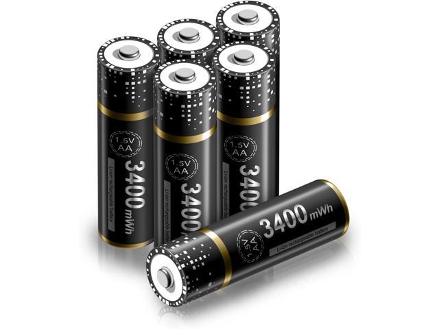 Click here for CITYORK AA Batteries Rechargeable 6 Pack 1.5V 3400... prices