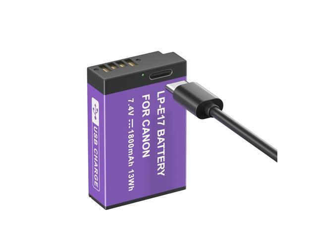 Click here for CITYORK 1800mAh LP-E17 Battery with Type-C USB-C F... prices