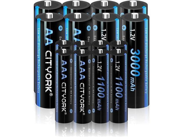 Click here for CITYORK AA AAA Rechargeable Batteries Combo Pack o... prices