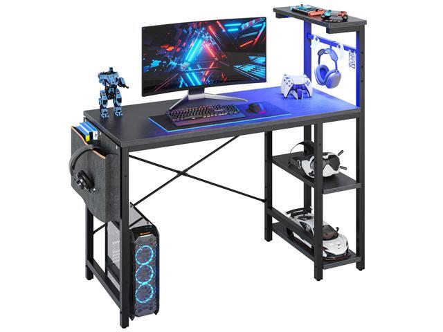 Click here for Bestier 44 Inch Gaming Desk  4 Tier Shelf Computer... prices