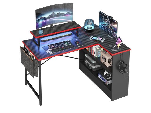 Click here for Bestier 42 Open Cabinet Gaming Desk  L-Shaped Reve... prices