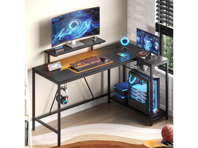Click here for Bestier 58 Ergonomic L Shaped Gaming Desk with Mon... prices