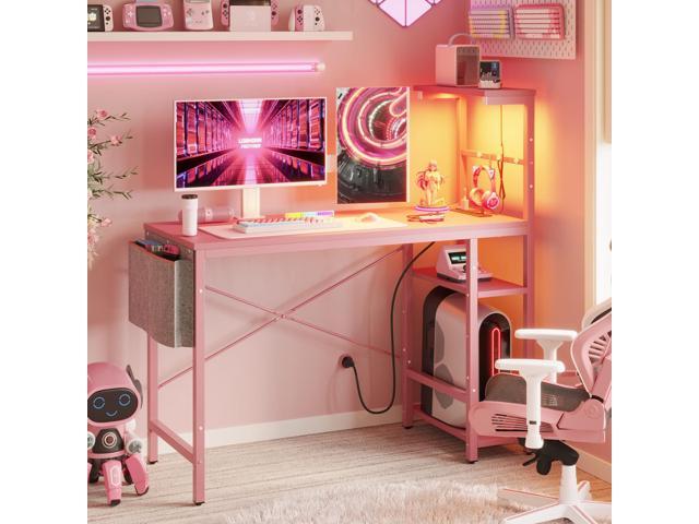 Click here for Bestier 44 inch LED Gaming Desk with Outlets & USB... prices