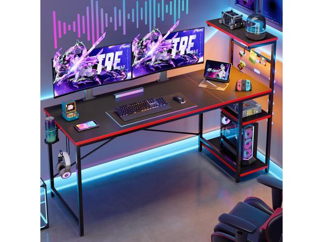 Click here for Bestier 61 RGB Gaming Desk for Dual Monitors  Comp... prices