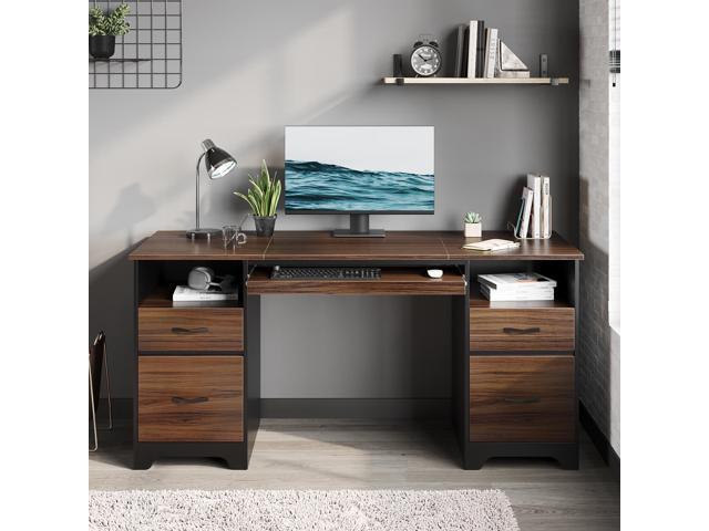 Click here for Bestier 59Computer Desk with 4 Drawers Office Exec... prices