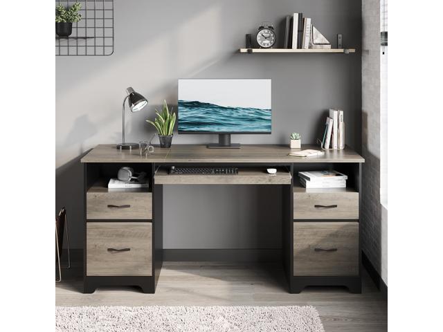 Click here for Bestier 59Computer Desk with 4 Drawers Office Exec... prices