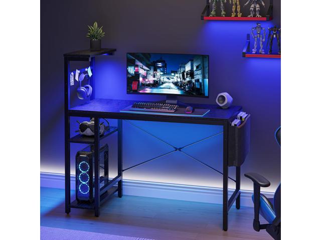 Click here for Bestier 44 Inch Gaming Desk  4 Tier Shelf Computer... prices