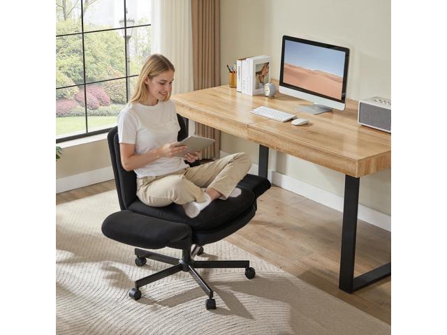 Click here for Bestier - Ergonomic Cross-Legged Office Chair with... prices