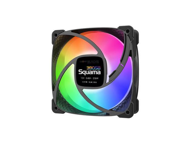 Click here for Geometric Future Squama 3805 RGB PWM Fan - Black 1... prices