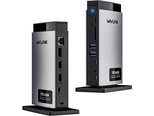 Click here for WAVLINK Laptop Docking Station 3 Monitors(Max Reso... prices