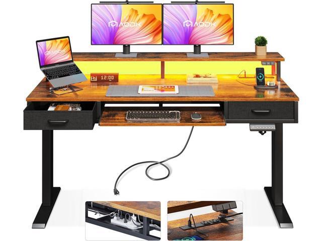 Click here for AODK Electric Standing Desk with Drawers & Keyboar... prices